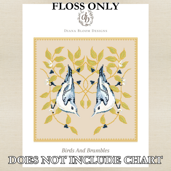 Diana Bloom Designs - Birds And Brambles - Roxy Floss Pack – Evertote