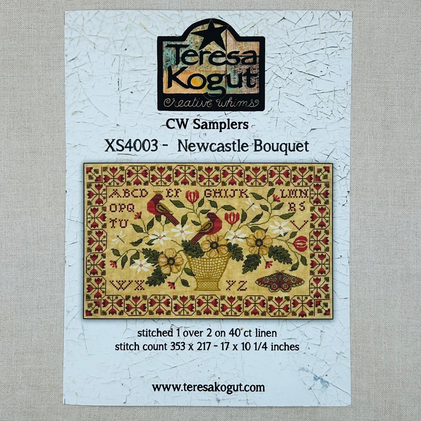 Teresa Kogut - Newcastle Bouquet - Booklet Chart and/or Roxy Floss Con – Evertote