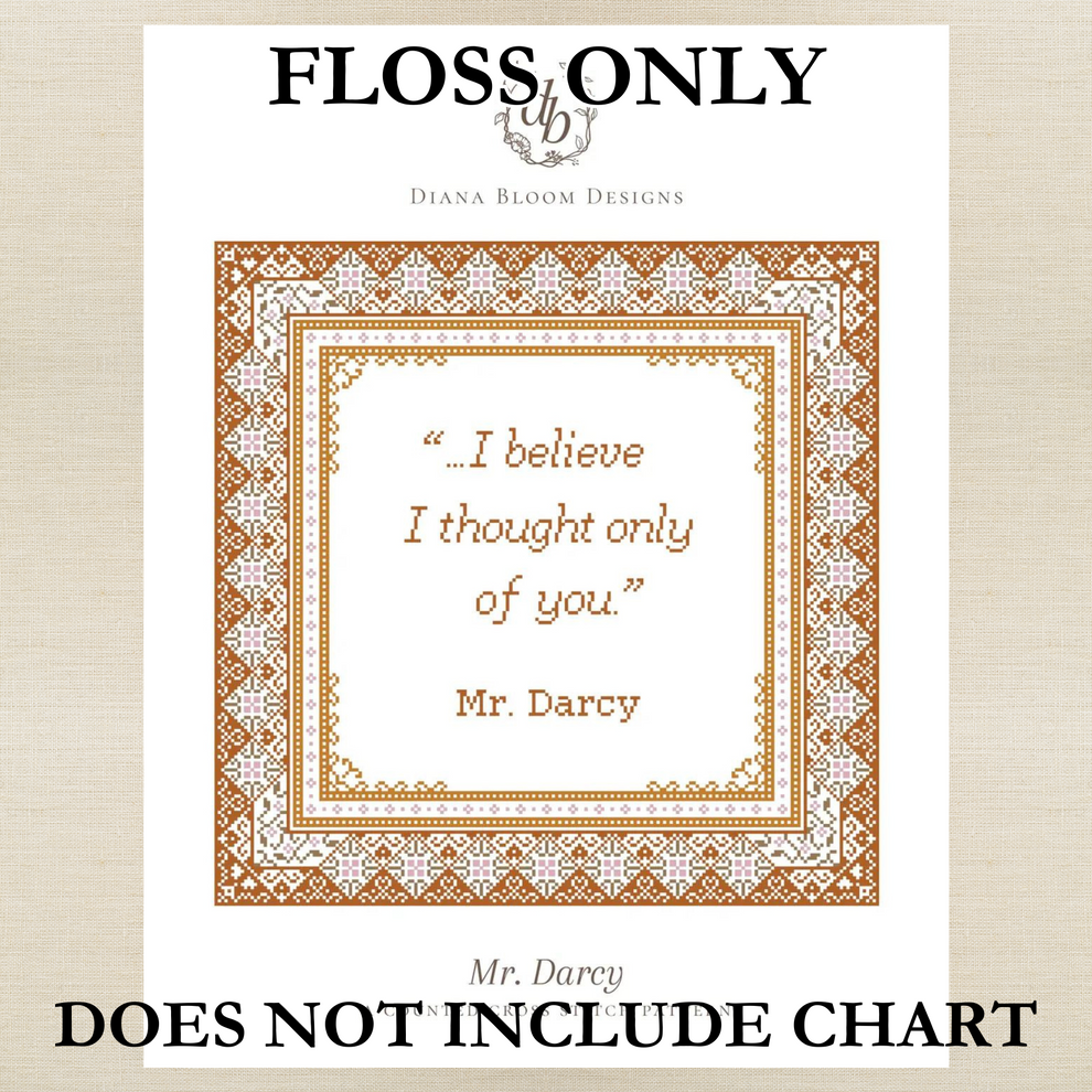 Diana Bloom Designs - Mr. Darcy - Roxy Floss Pack – Evertote