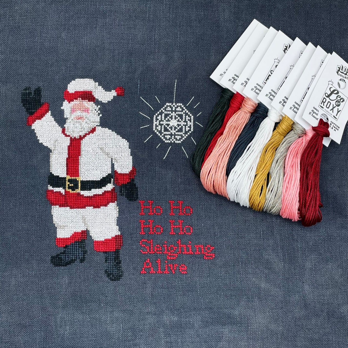 Maximum Cross Stitch - Saturday Night Santa - Roxy Floss Pack – Evertote